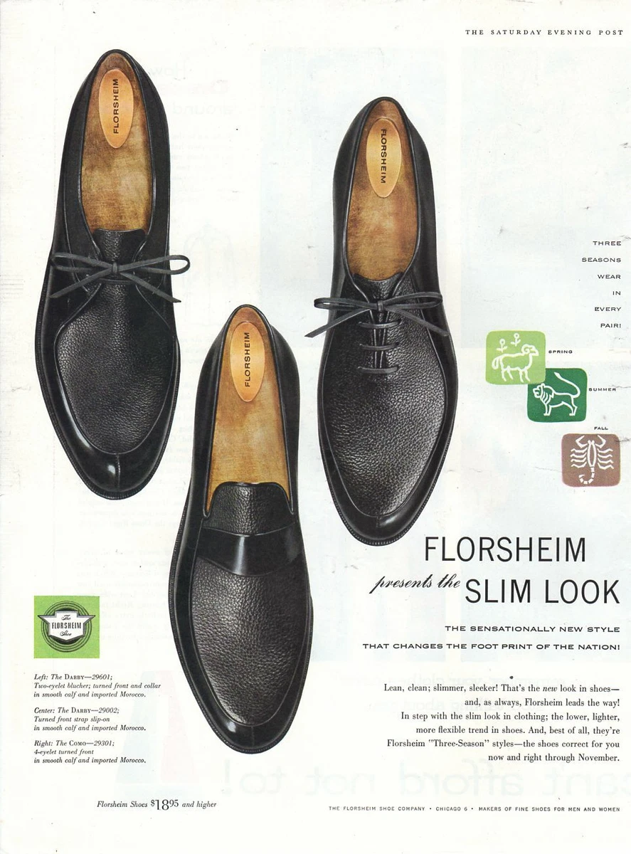 Florsheim Blucher 1980s Advertisement Clearance | emergencydentistry.com