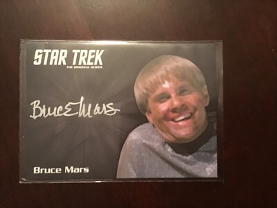 BRUCE MARS”FINNEGAN”AUTOGRAPHED Card Star Trek “SHORE LEAVE ...