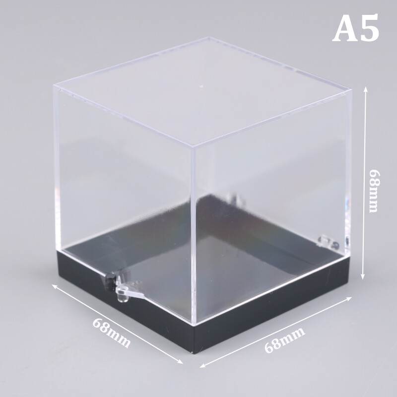 1Pc Storage Box Lids Gemstone Display Coin Clear Container Specimen ...