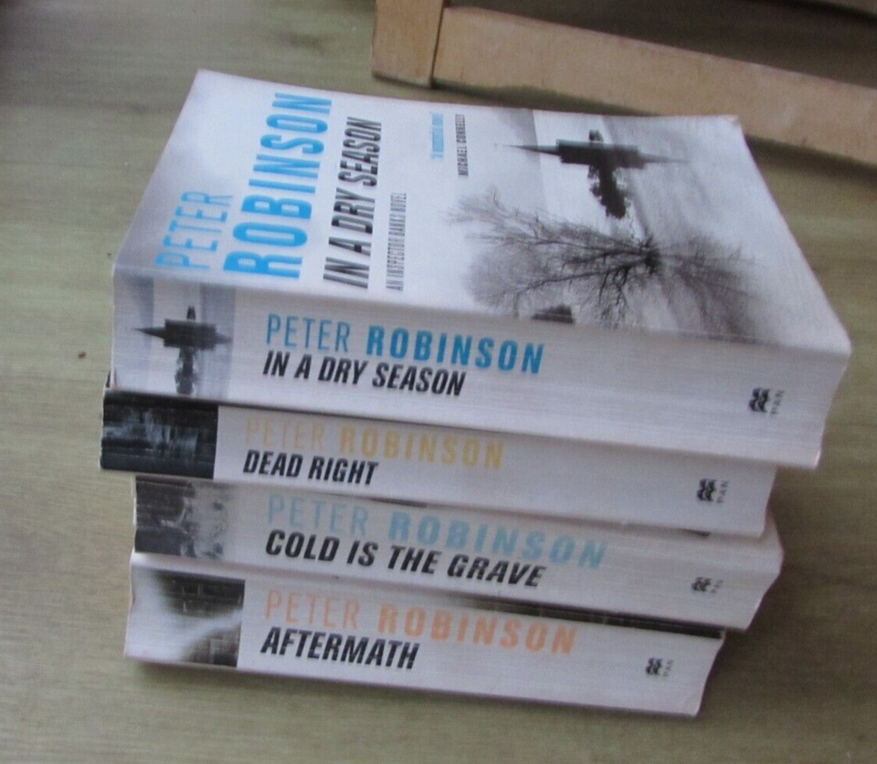4 x Peter Robinson DCI Banks Crime Thriller series Books Bundle ...
