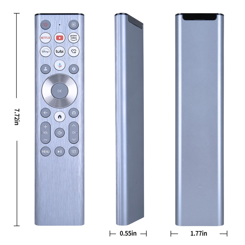 New ERF6A80 Remote Control For Hisense Class A7 U8 Series TV W Google ...