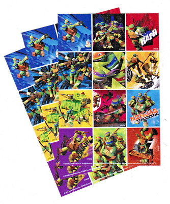 3 Sheets Teenage Mutant Ninja Turtles Stickers! TMNT Donnie Mikey Raph ...