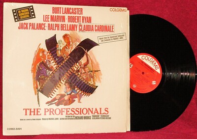 OST LP THE PROFESSIONALS MAURICE JARRE 1966 COLGEMS ORIG PRESSING IN ...