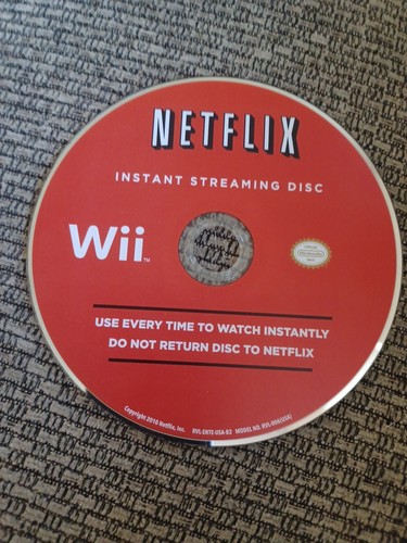 Netflix Instant Streaming Disc (Nintendo Wii)-Disc Only | eBay