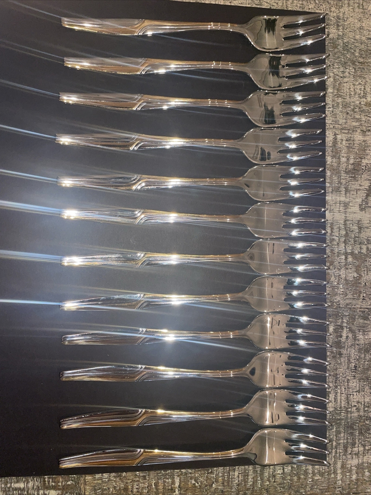 (12) Gottinghen 18/10 Dessert Forks Gold And Silver New Old Stock | eBay