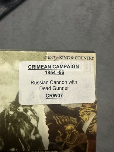 CRW07 Russian Cannon with Dead Gunner (RETIRED) NIB | eBay