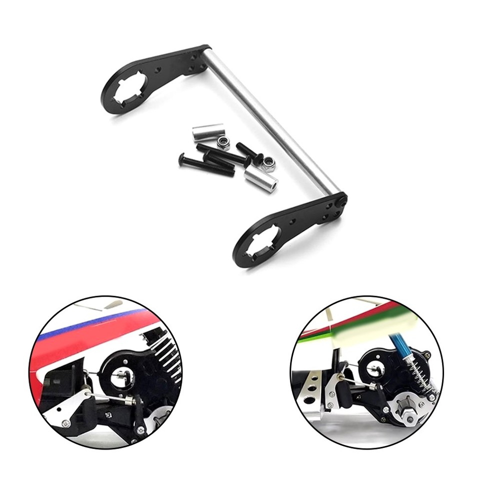 RC Rear Aluminum Shock Mount Set for CW-01 Chassis Lunch Box RC Car1355 ...