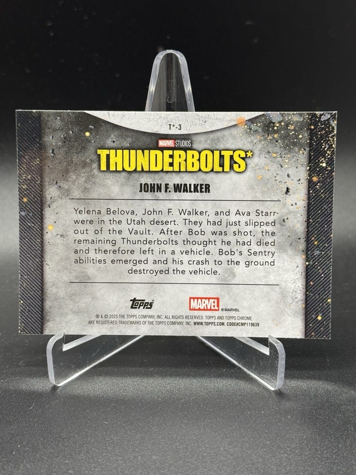 2025 Topps Chrome Marvel Studios - Thunderbolts Insert - John F. Walker ...