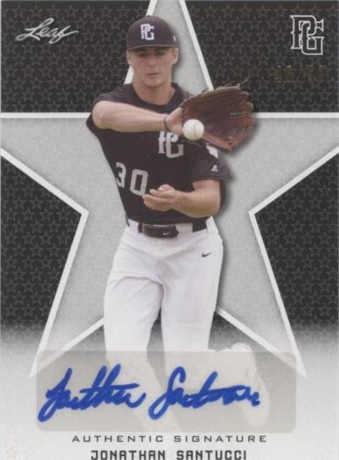 2020 Leaf Perfect Game National Showcase - Jonathan Santucci #BA-JS1 ...