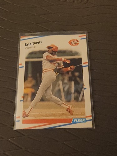 Eric Davis 1988 FLEER Baseball Card | eBay