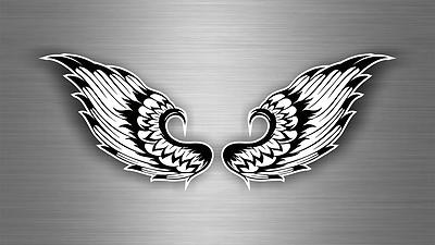Sticker car motorcycle helmet decal vinyl biker skull wings r2 | eBay UK