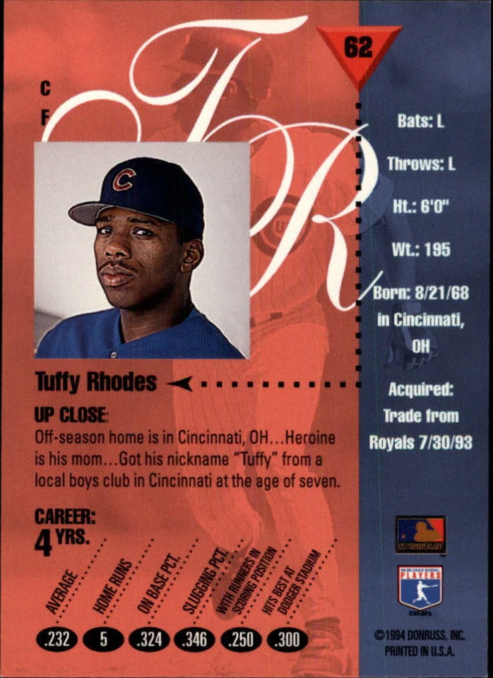 1994 Studio #62 Karl Rhodes | eBay