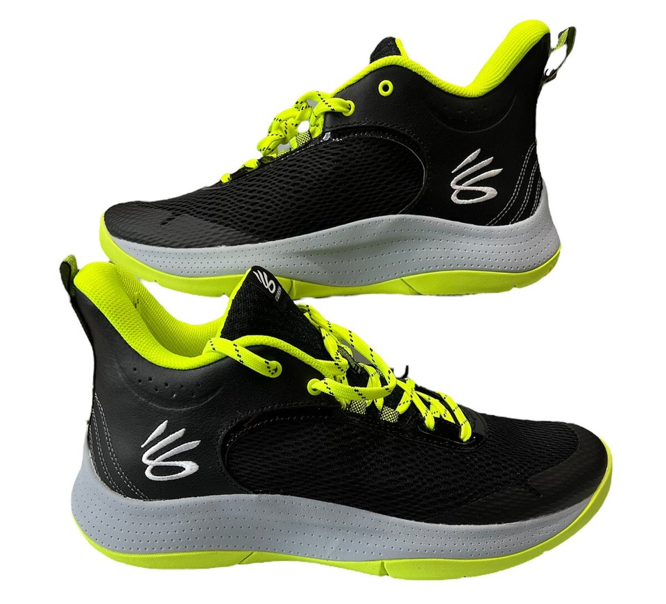 Under Armour Steph Curry 3Z6 3025090-001 Black Grey Mens Basketball ...