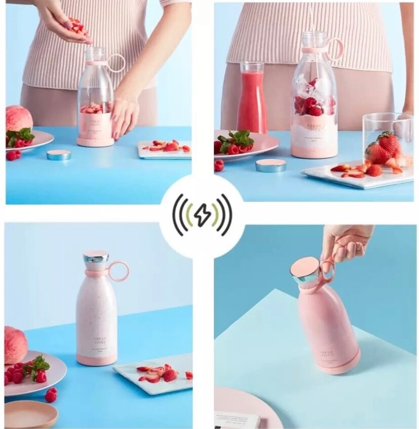 Portable Handheld Electric Juicer Blender Bottle Usb Fruit Mixer ...