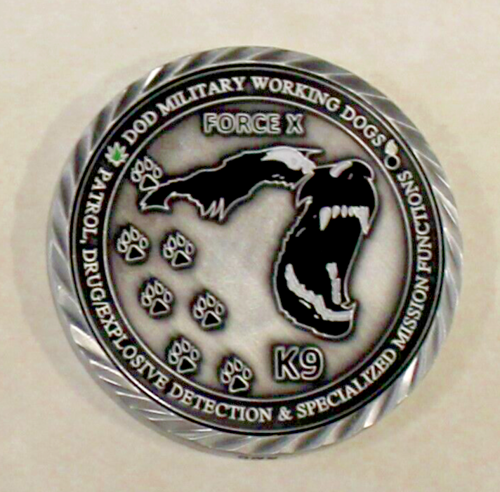 Military Working Dog K9 Handler Force X Challenge Coin | eBay