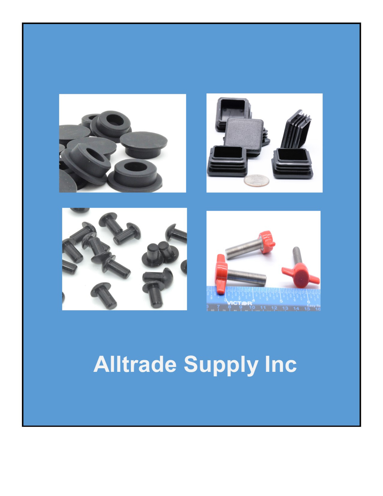 1 3/8" Rubber Hole Plug Push In Compression Stem Bumpers Thick Panel ...