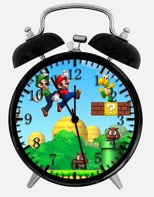 Super Mario Game Alarm Desk Clock 3.75" Home or Office Decor W164 Nice ...