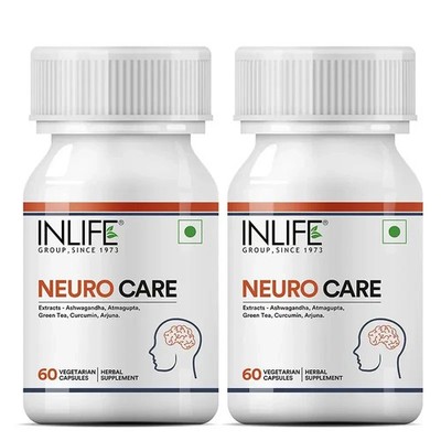 Inlife Neuro Nerve Care Health Supplement-500 mg -Veg. 120 Capsules ...