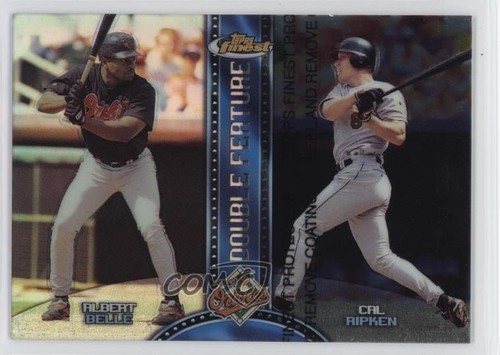 1999 Finest Double Feature Refractor Left Albert Belle Cal Ripken Jr ...