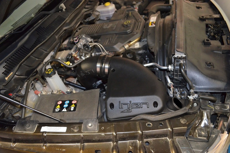 Injen Evolution Cold Air Intake System Intake Kit Dry Air Filter Black ...