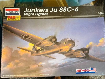 Monogram JUNKER Ju 88c-6 Night Fighter Unbuilt Model Kit | eBay
