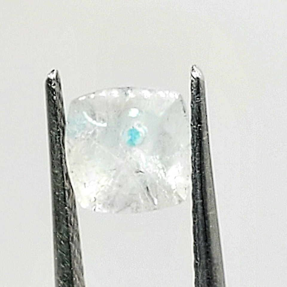 Natural Medusa Quartz aka Pariaba Quartz Set of 2 Buff Top Cushion Cut ...