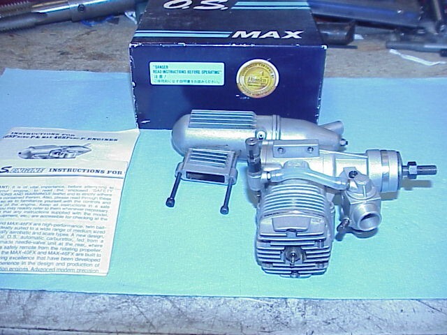 O.S. MAX-46SF Airplane Engine Part With Original Box & Instructions | eBay