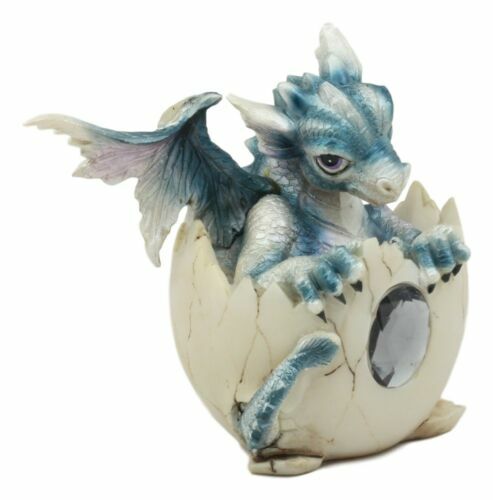 December Birthstone Dragon Egg Statue Onyx Gem Birthday Dragon ...