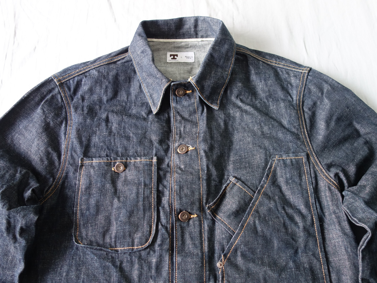 tellason selvedge denim jacket - Gem