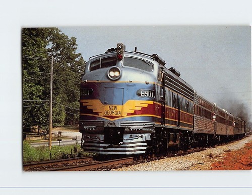 Postcard - New Georgia Railroad EMD, E-8 Unit Number 6901 - Stone ...