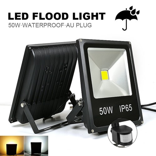 50W LED Floodlight Security Flood Light Cool/Warm White Outdoor Garden ...