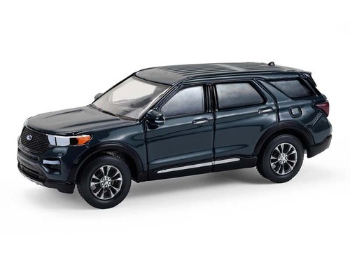2024 Ford Explorer - Stone Blue Diecast 1:64 Scale Models - Greenlight ...