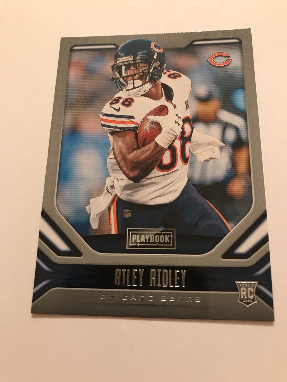 2019 Playbook Riley Ridley Chicago Bears Rookie Free Shipping | eBay