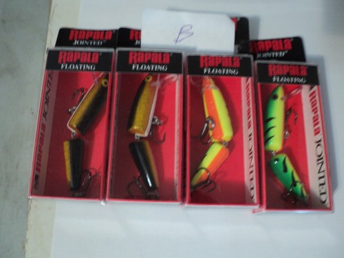 4 -RAPALA J-7 JOINTED STICK BAITS NIP (MIXED COLORS) LOT B | eBay