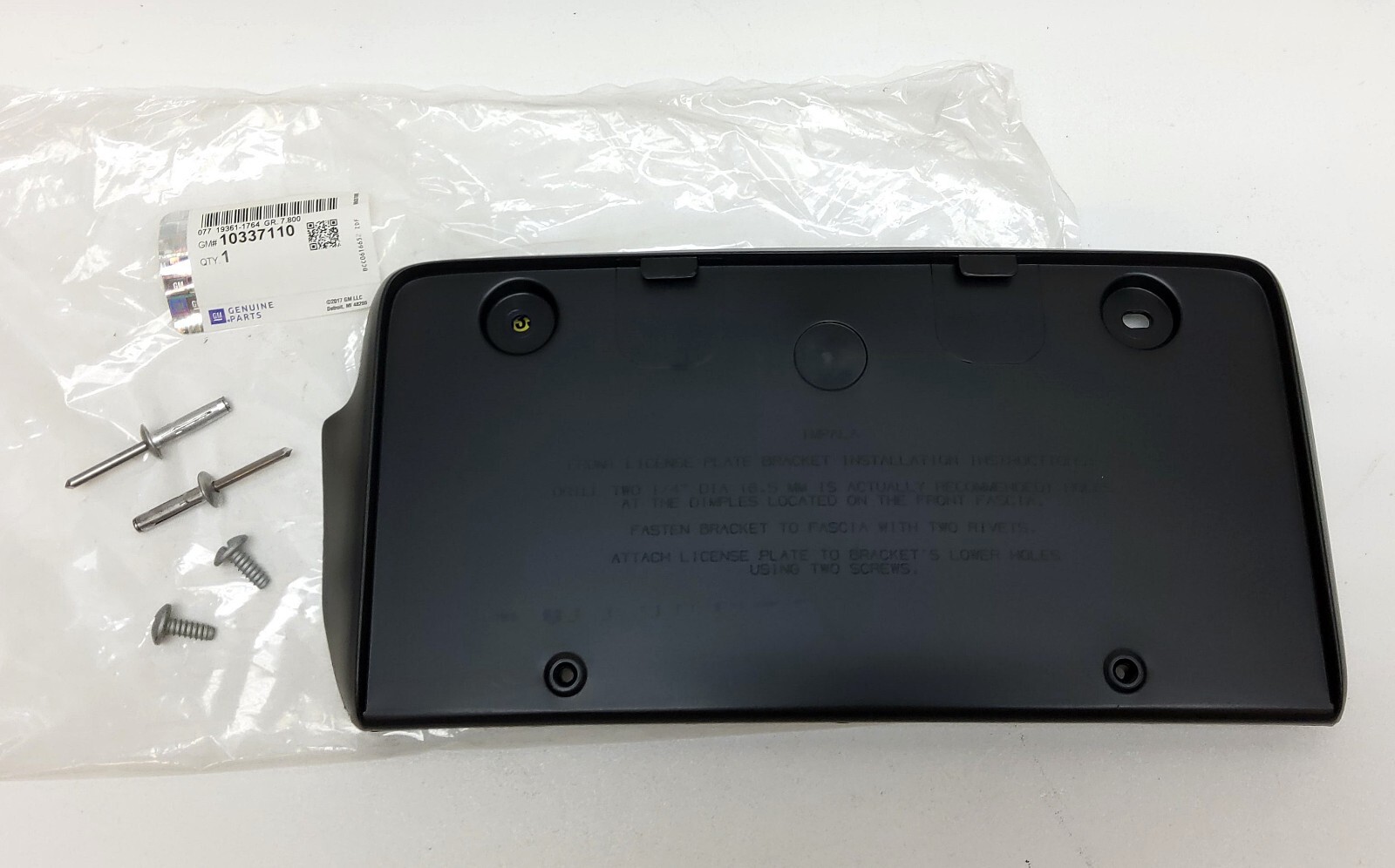 New Genuine GM Front License Plate Mounting Bracket Fits 06-16 ...