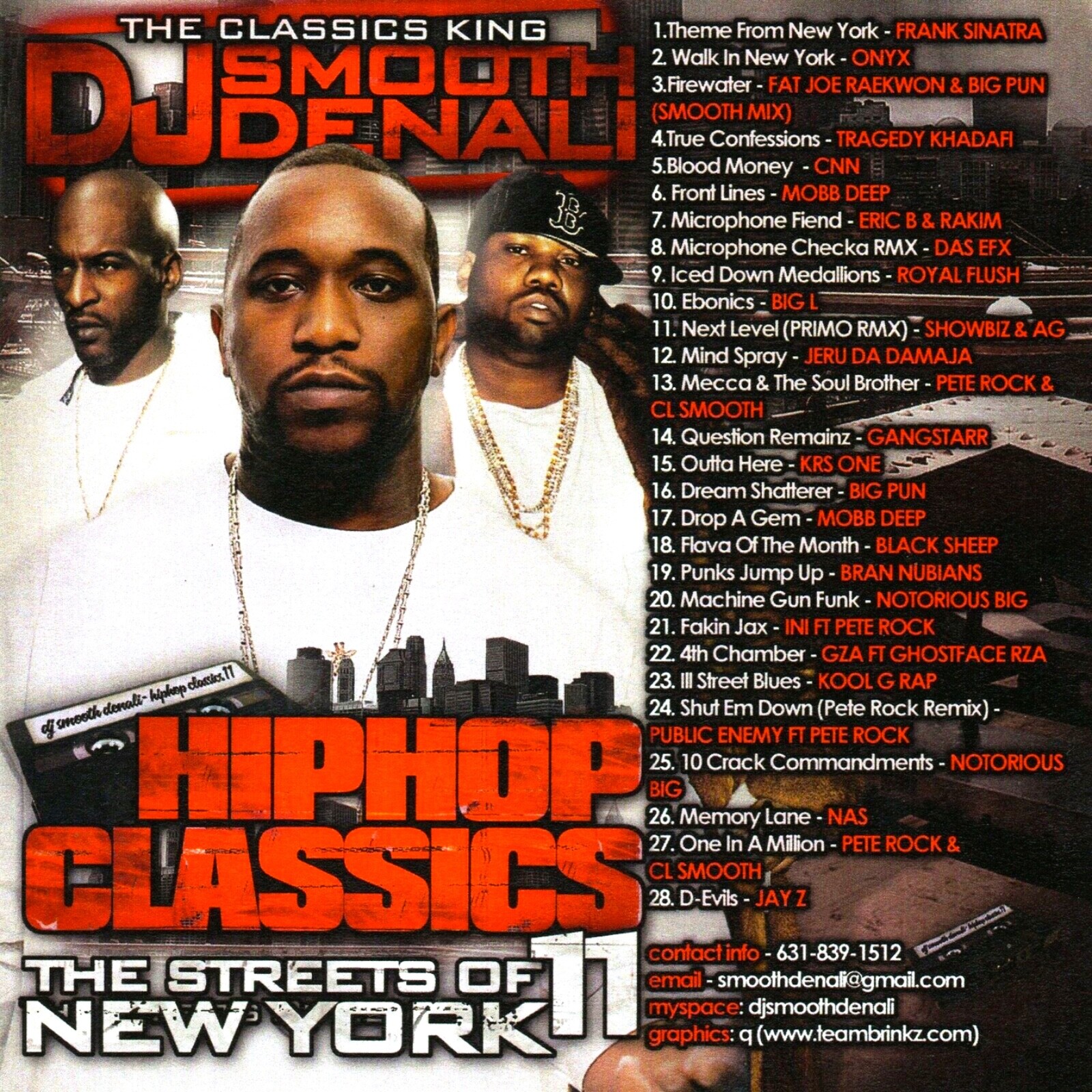 DJ SMOOTH DENALI - HIP HOP CLASSICS 11 - HIP HOP NYC MIXTAPE MIX CD | eBay