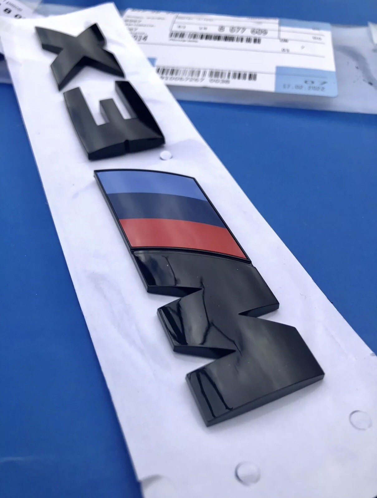 LOGO BMW X3 M COMPETITION Black Édition X3M ORIGINAL BADGE 51148077609 ...