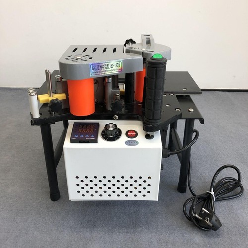 Double Side Gluing Portable Edge Bander Woodworking Manual Edge Banding ...