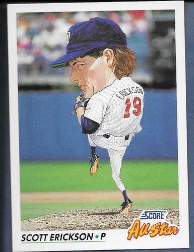 1992 Score # 438 Scott Erickson AS Card NM-MT | eBay