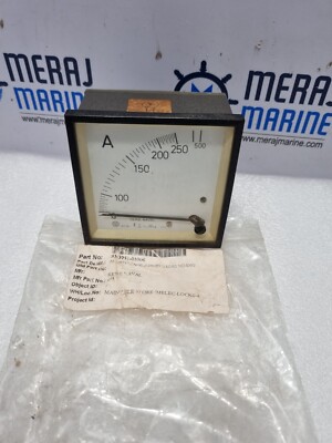 Saci EC3V Ammeter 0-250/5A Series Naval | eBay UK