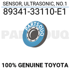 8934133110E1 Genuine Toyota SENSOR, ULTRASONIC, NO.1 89341-33110-E1 | eBay