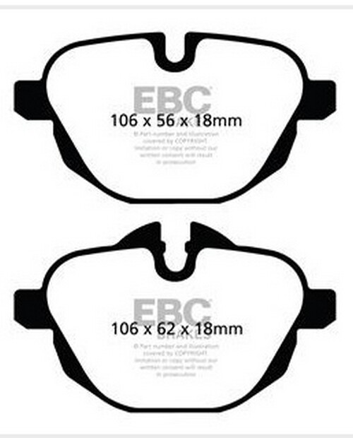 EBC B02 Brake Kit Rear Pads Discs for BMW X3 (G01) | eBay