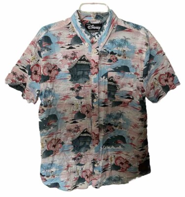 Neff X Disney PINOCCHIO Pleasure Island Aloha Hawaiian Button Shirt ...