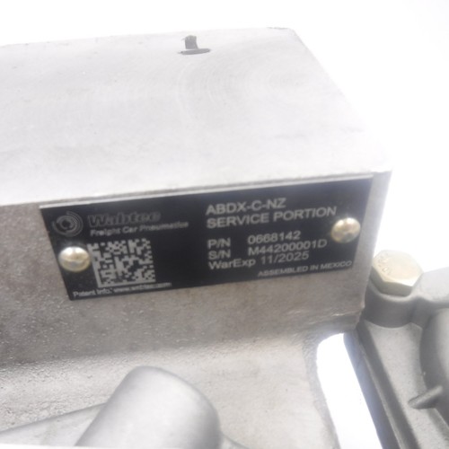 Wabtec Air Brake Service Portion ABDX-C-NZ Control Box 0668142 Valve | eBay
