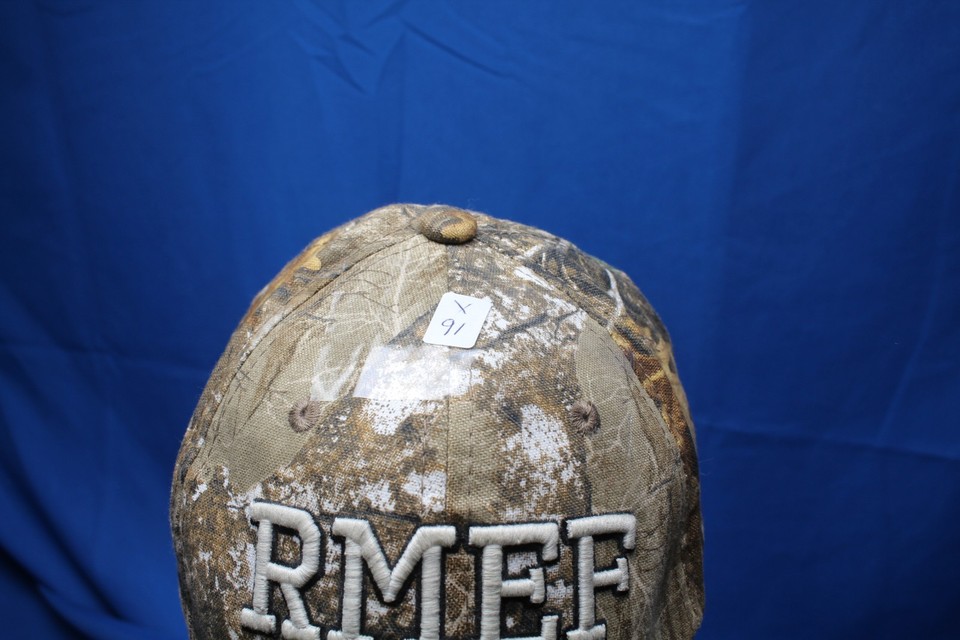 Camo Rocky Mountain Elk Foundation Hat Cap RMEF wapiti Hunting 6x6 | eBay