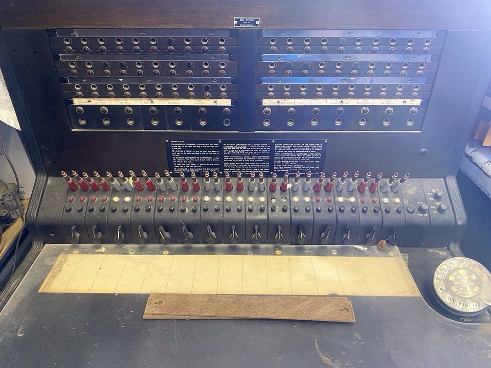 Vintage Rare Bell System Telephone Operator Switchboard Complete | eBay