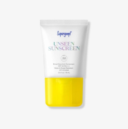 Supergoop Mini Unseen Sunscreen SPF 50 Invisible Sun Protection for ...