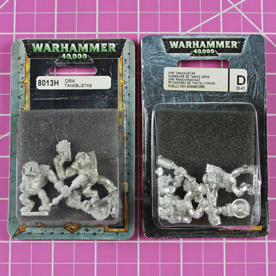 Warhammer 40K Ork Tankbustas (2 Packs!) Metal OOP Citadel Orks Boyz ...