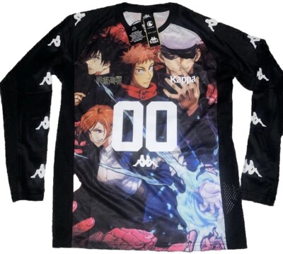 Kappa x Jujutsu Kaisen Jinichi Sukuna Crunchyroll Goalie Jersey Shirt ...