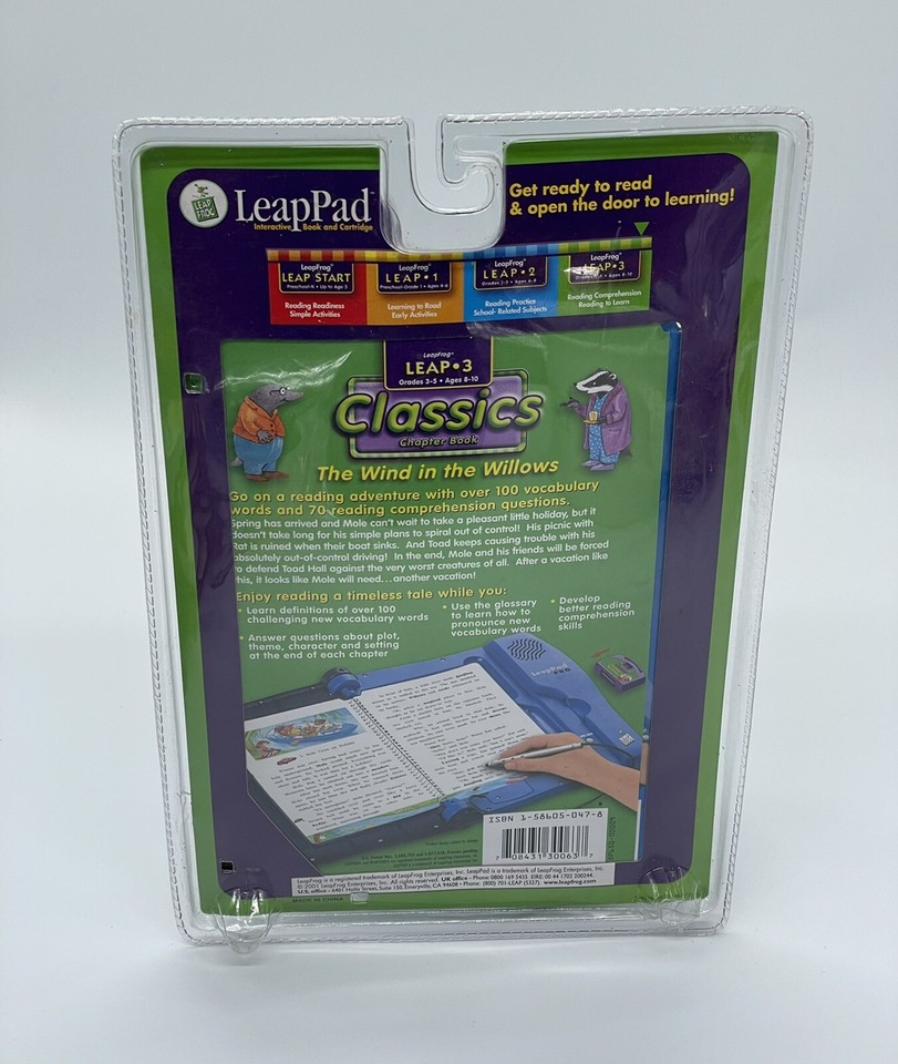 LeapFrog Leap 3 Classics The Wind in the Willows Interactive Book ...